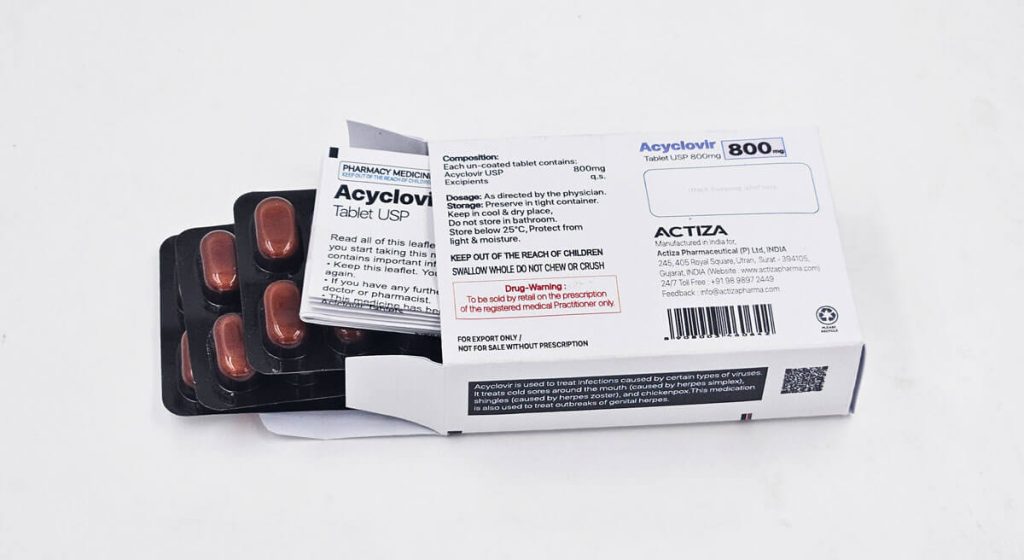 Acyclovir Tablets: Pharmaceutical Manufacturer - Actiza