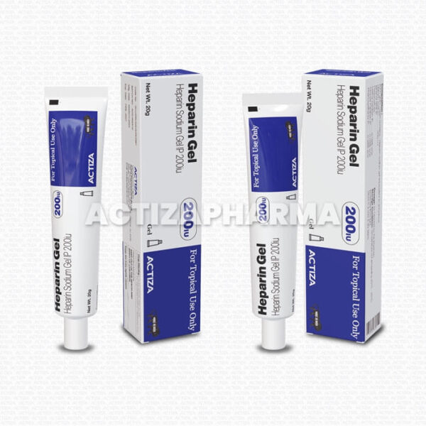 Heparin sodium gel: Exporter & Supplier - Actiza Pharma