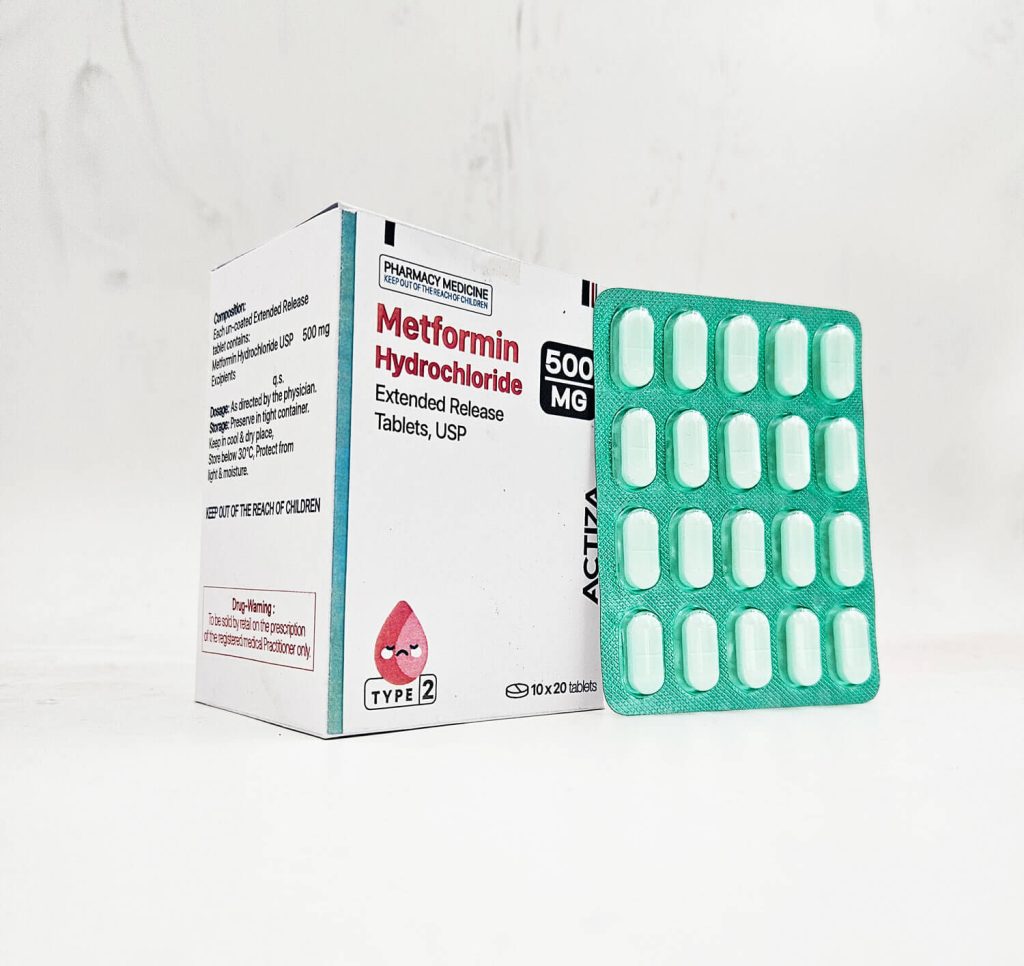 Metformin HCl Tablets: Manufacturer & Exporter - Actiza