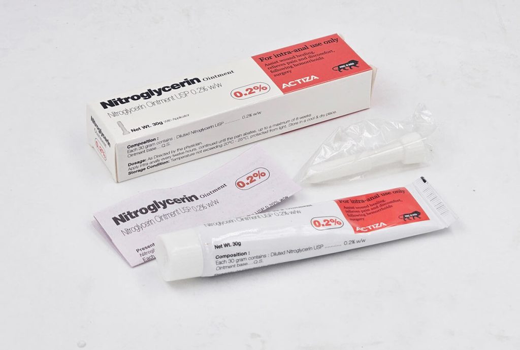 Nitroglycerin Cream - Manufacturer & Supplier - Actiza