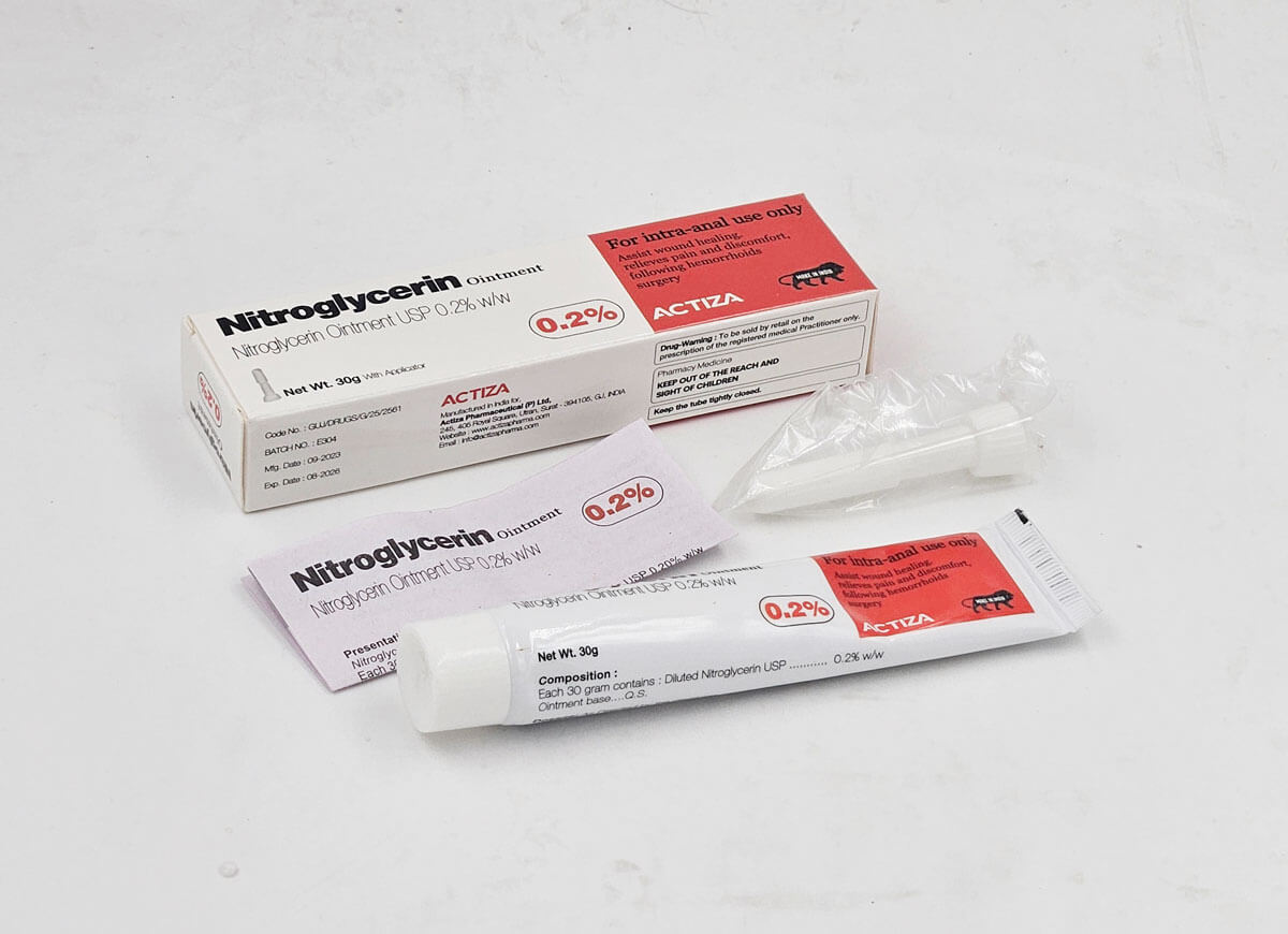 Nitroglycerin Cream : Manufacturer & Supplier - Actizapharma
