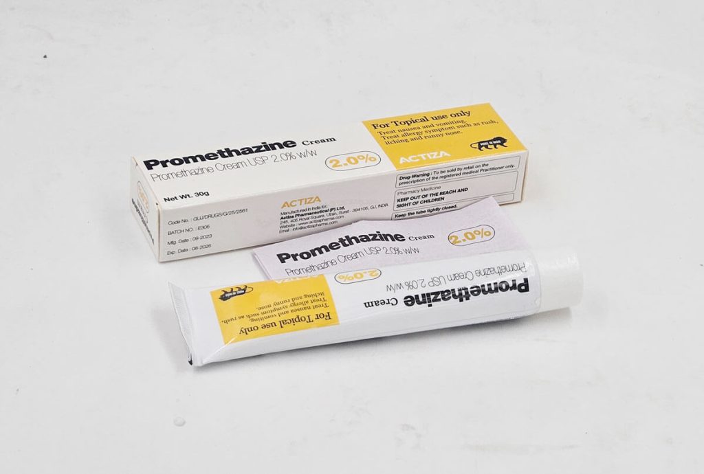 Promethazine Cream : Manufacturer & Exporter - Actizapharma