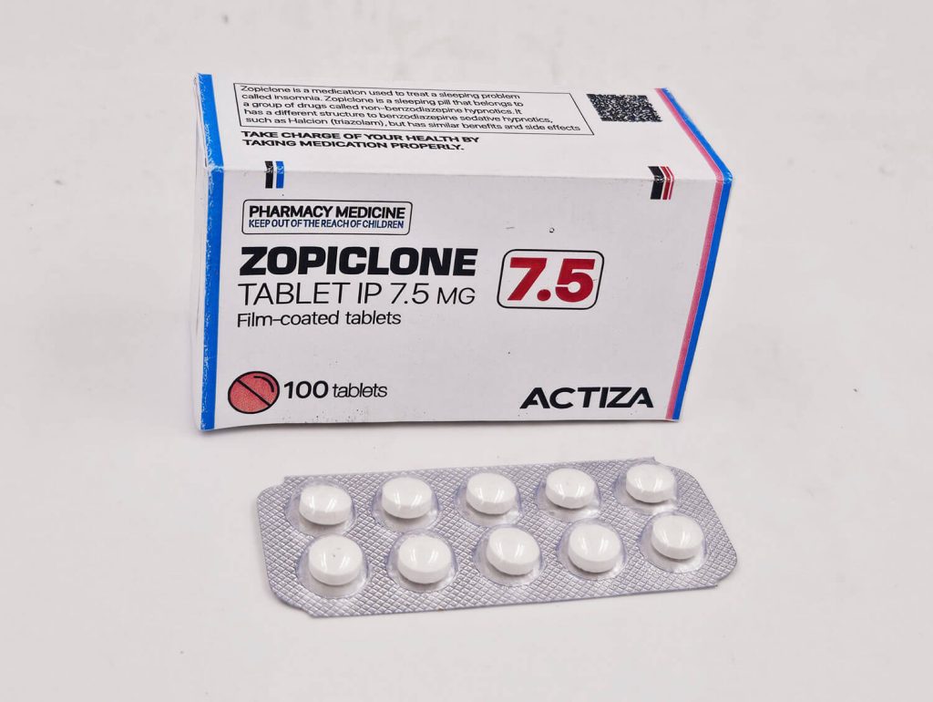 Zopiclone Tablets: Manufacturer & Supplier - Actizapharma